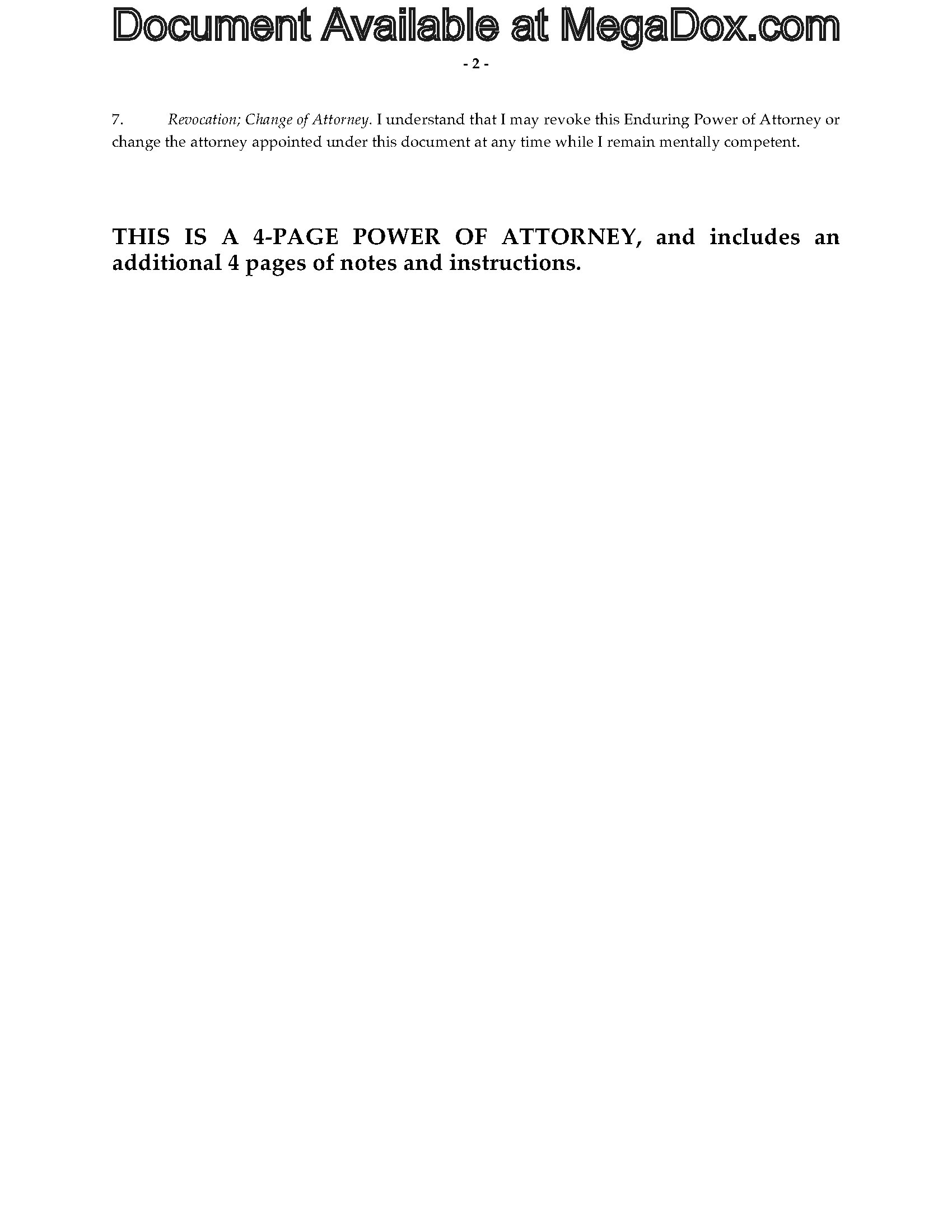 newfoundland and labrador enduring power of attorney form | MegaDox.com