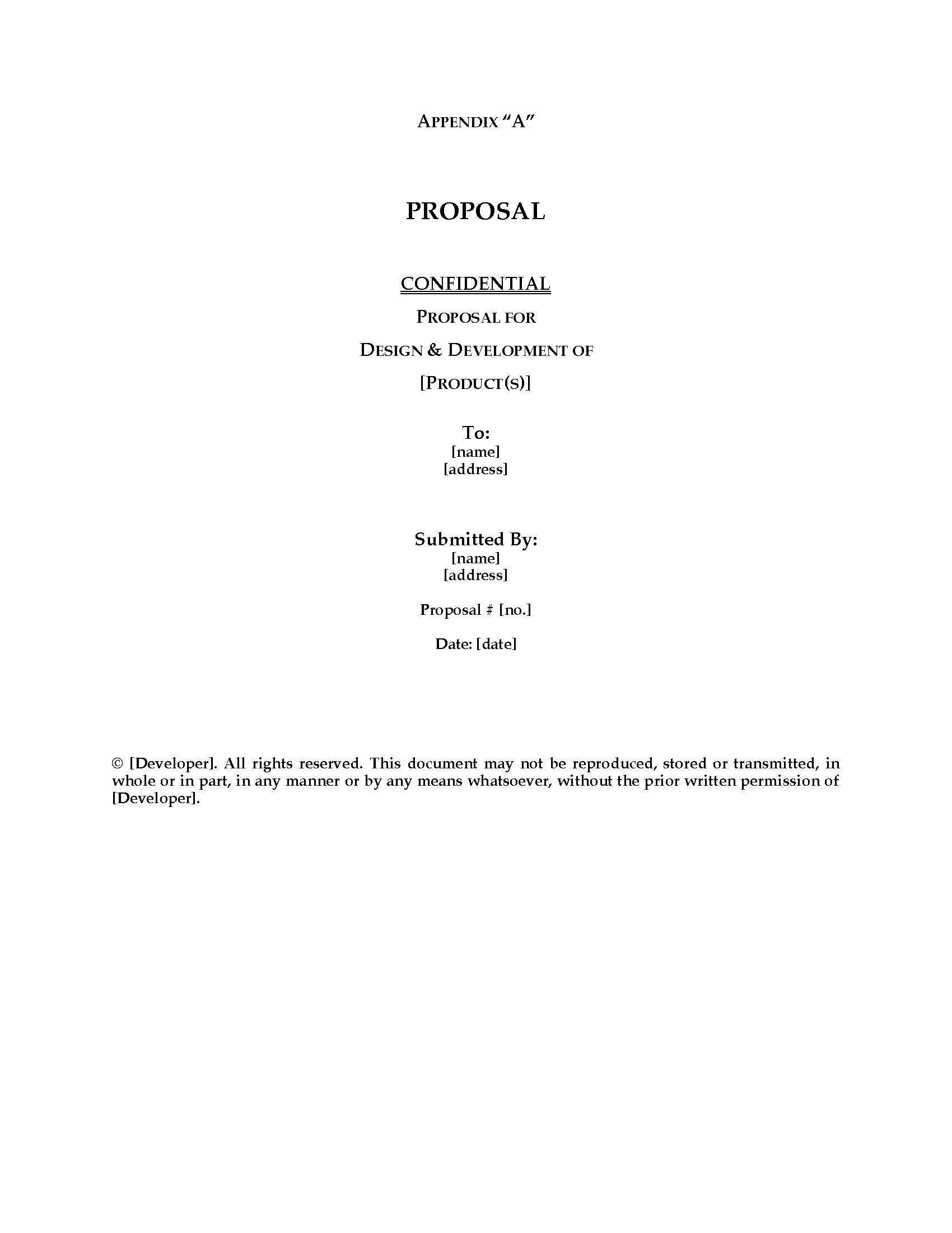 proposal and project agreement for development of prototype | MegaDox.com