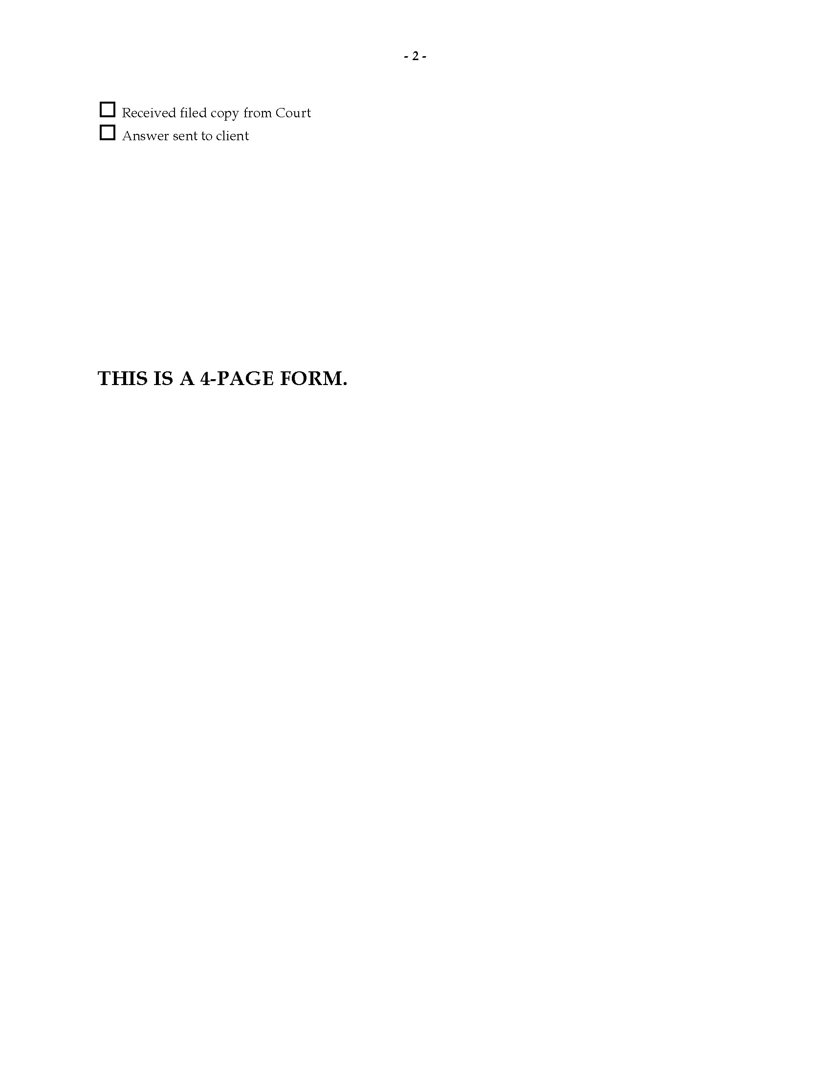 USA Litigation File Progress Checklist | MegaDox.com