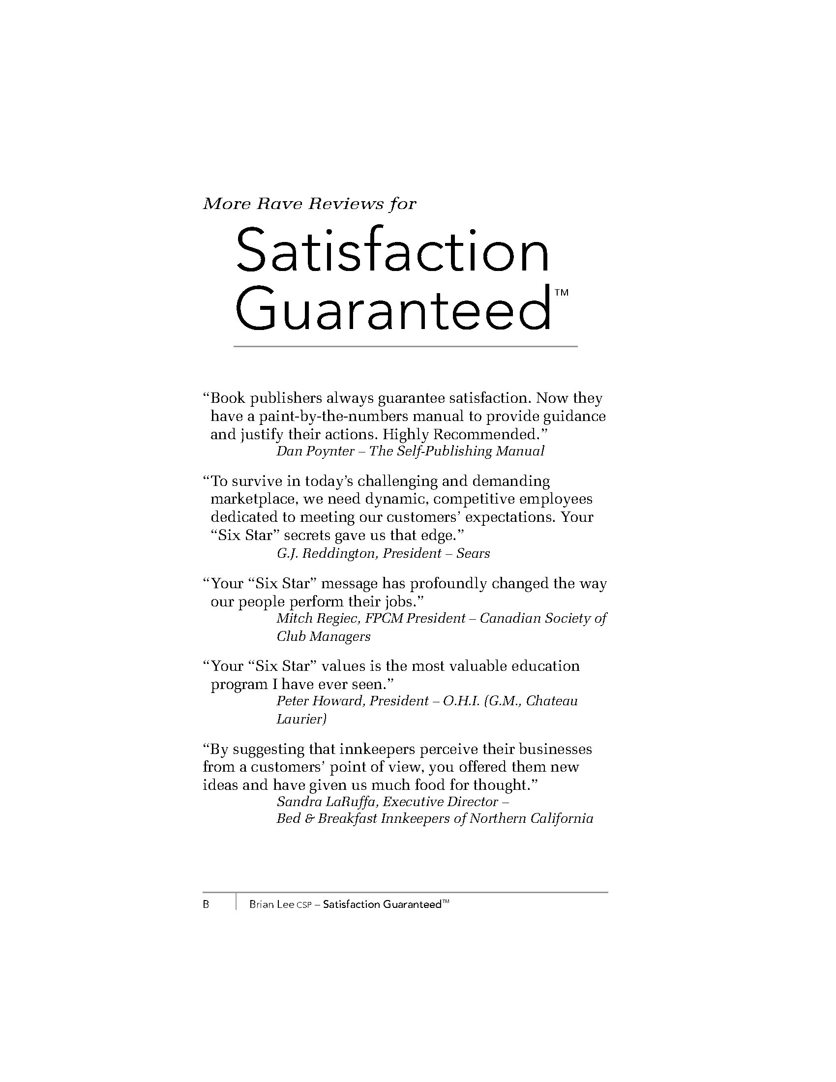 satisfaction guaranteed customer service guide | MegaDox.com