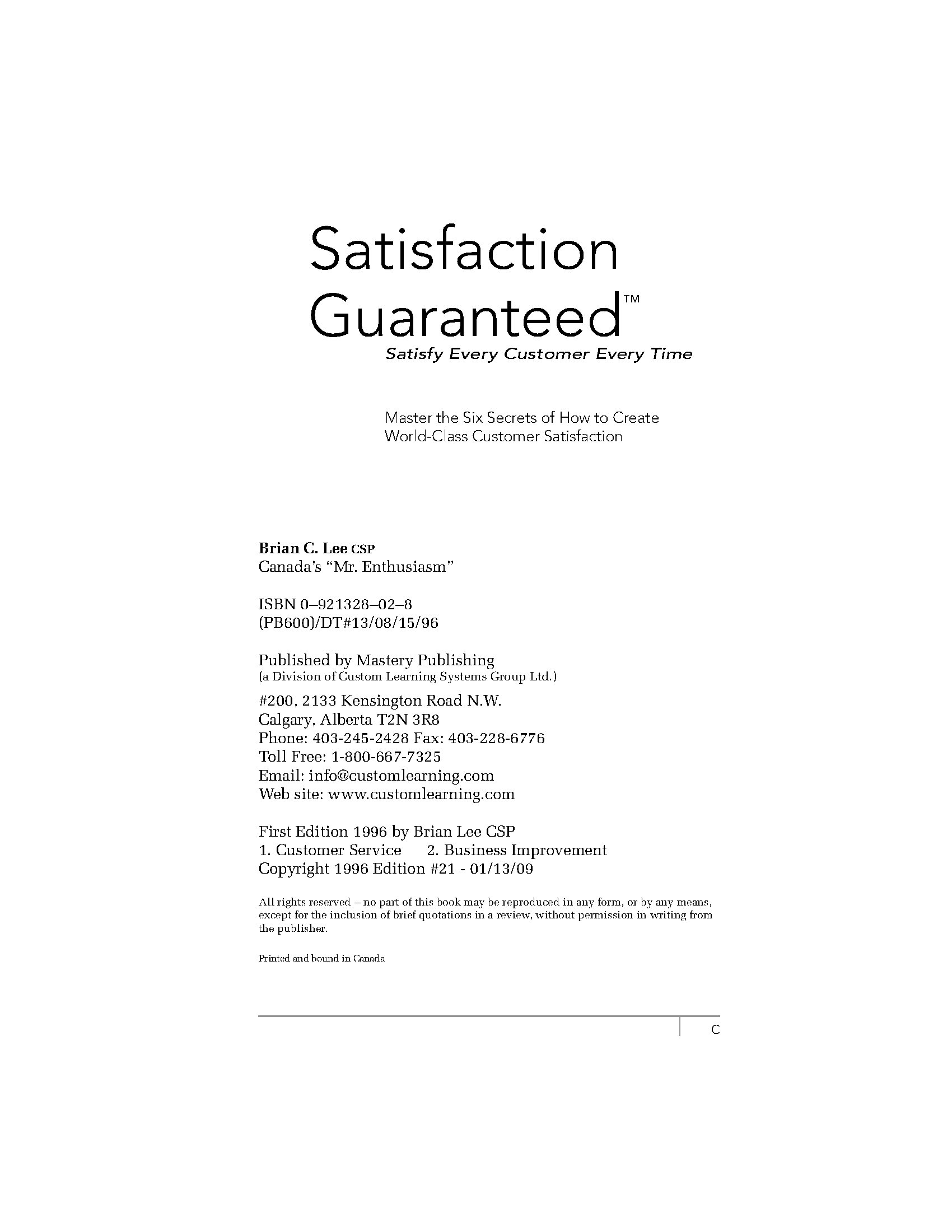 satisfaction guaranteed customer service guide | MegaDox.com