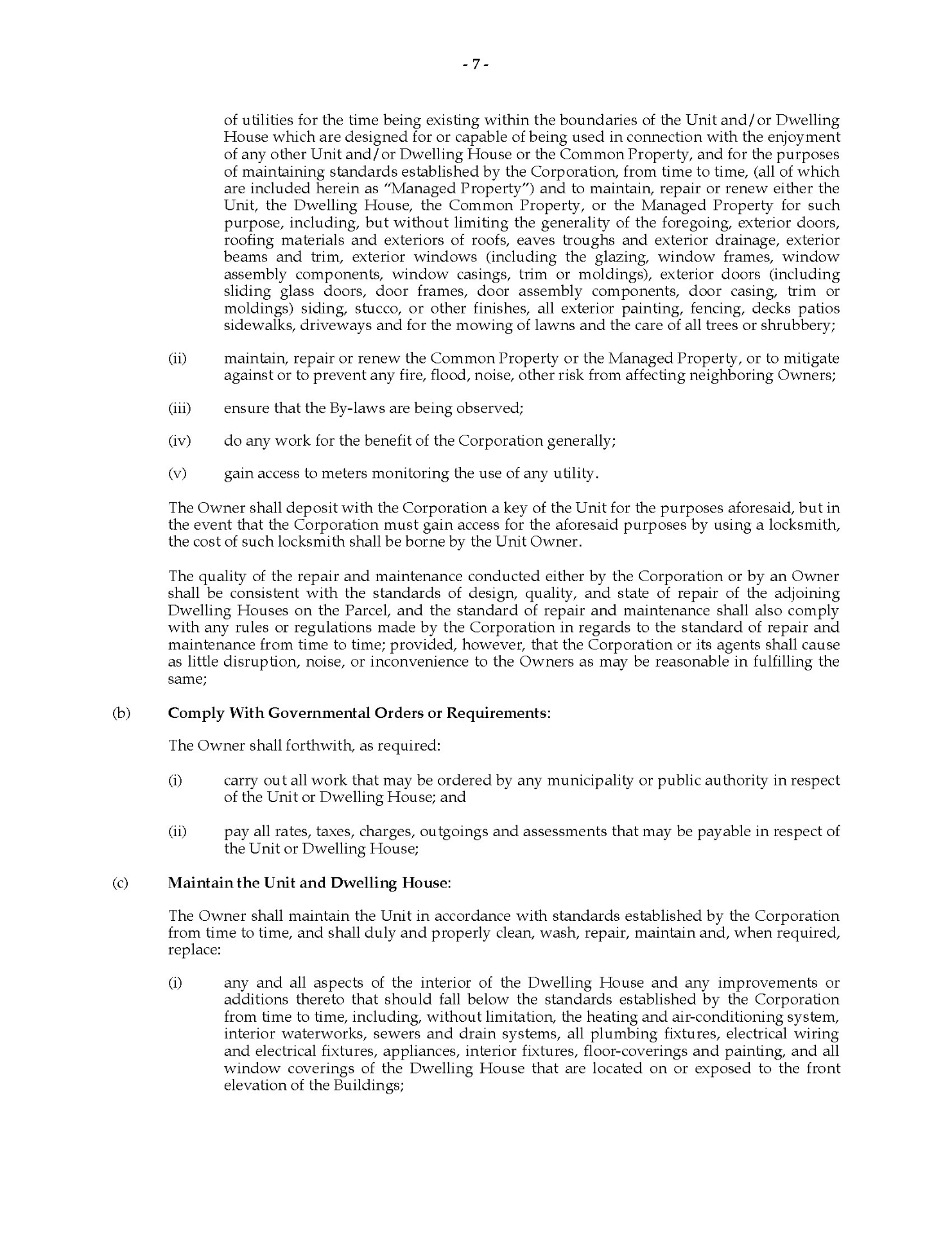 Alberta Bare Land Condominium Bylaws | MegaDox.com