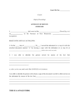canada affidavit and declaration forms | MegaDox.com