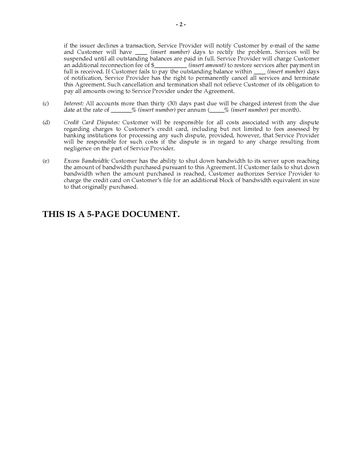 USA Co-Location Agreement | MegaDox.com