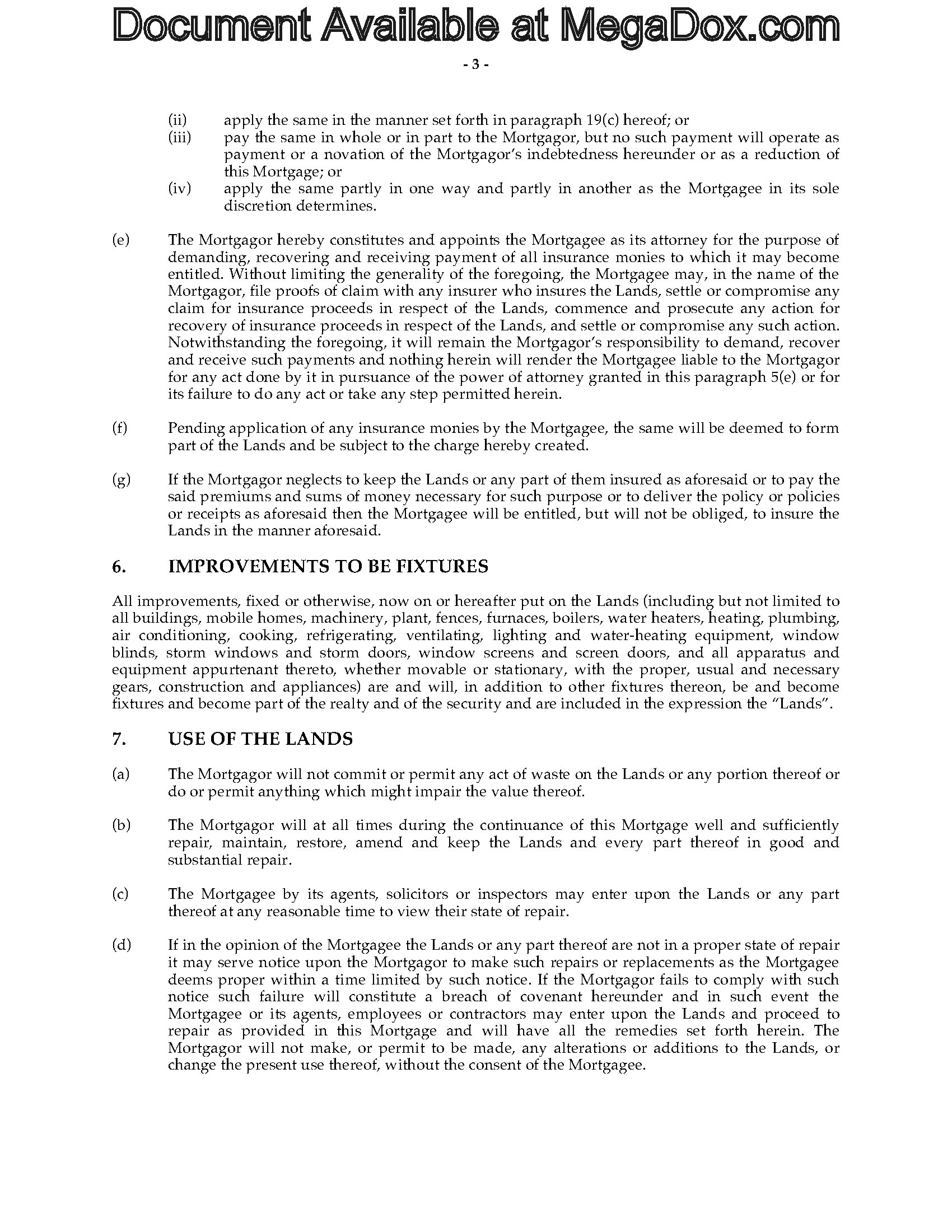 alberta collateral mortgage and promissory note | MegaDox.com