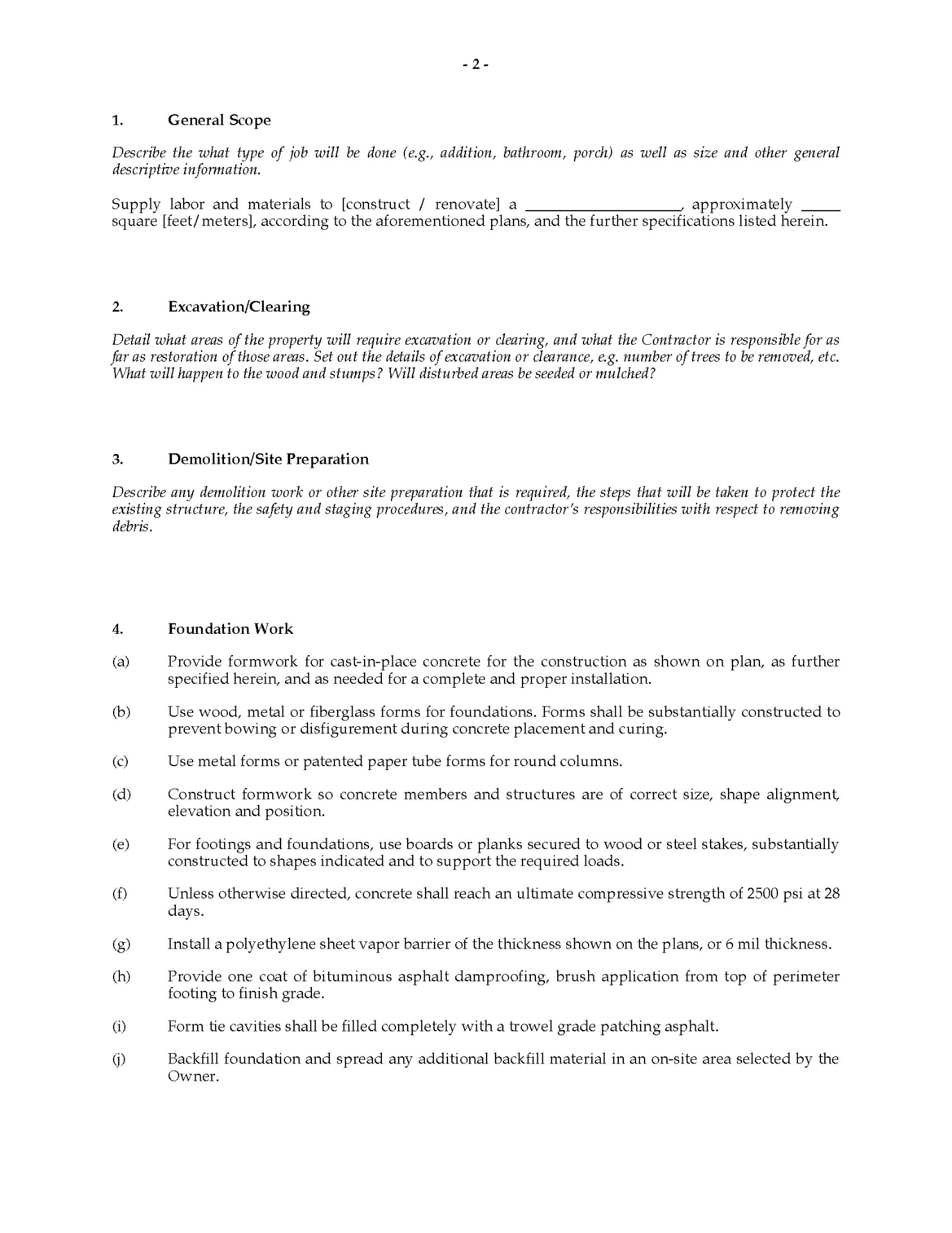 Construction Contract for Fixed Price with Allowances | MegaDox.com