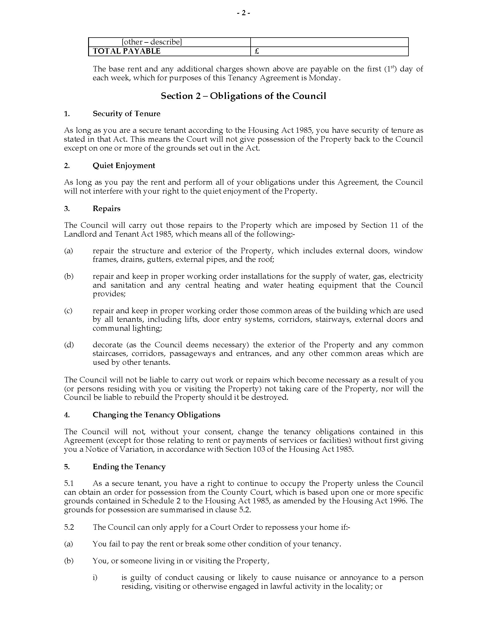 UK Succession Tenancy Agreement | MegaDox.com