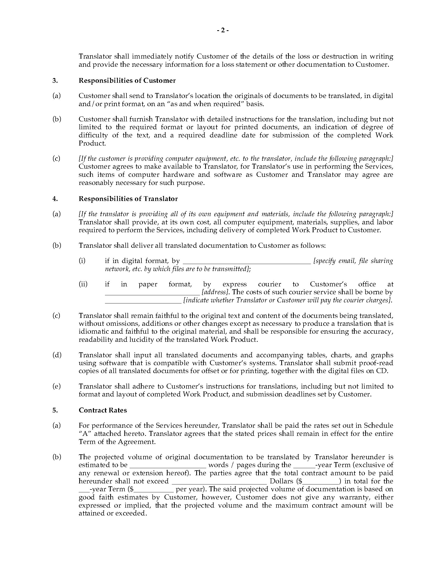Translation Agreement | MegaDox.com