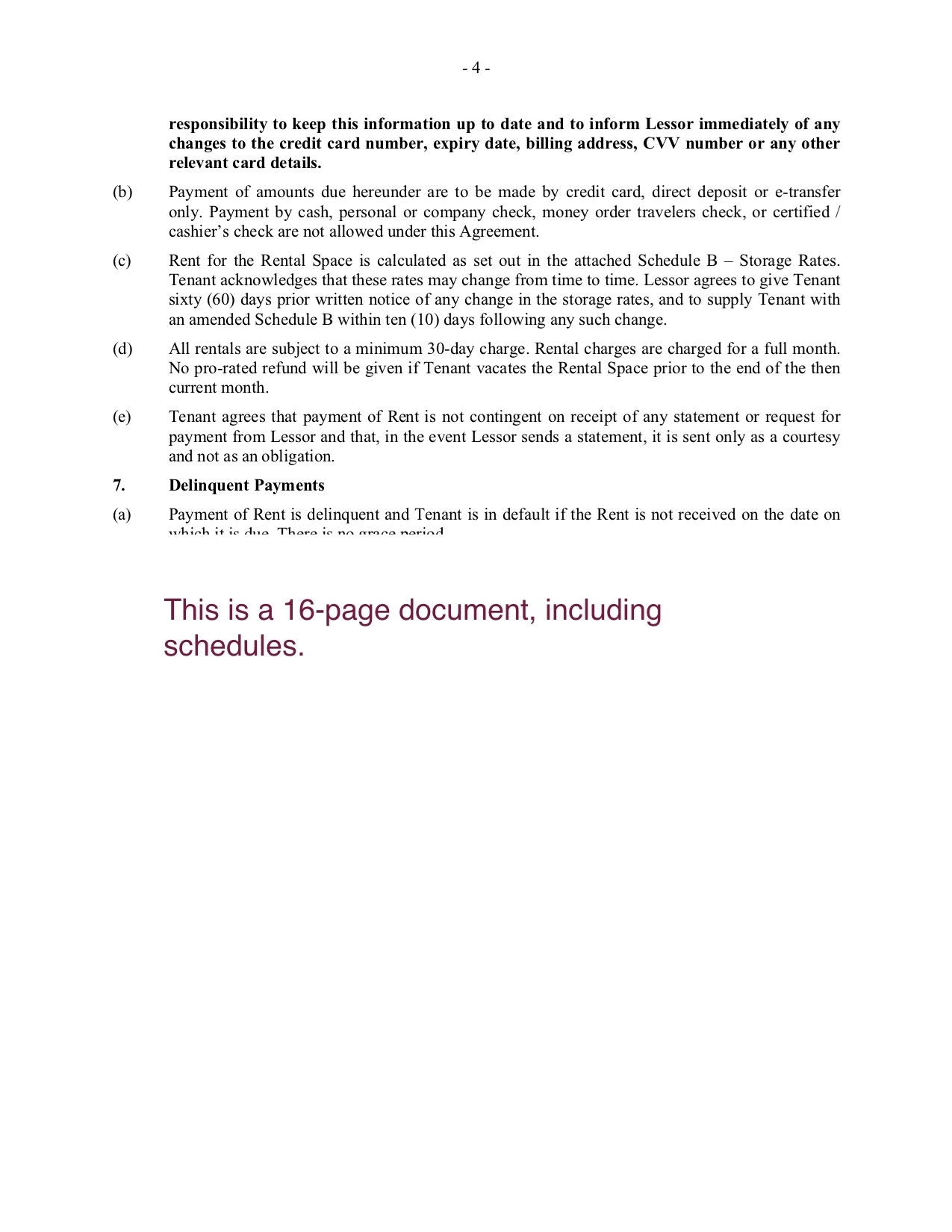 Texas vehicle boat and rv storage rental contract | MegaDox.com