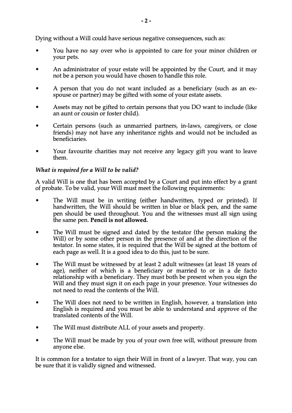 Australia Legal Will Kit | MegaDox.com