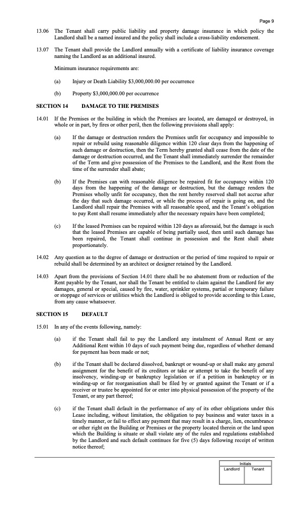 Ontario Short Form Commercial Lease Agreement | MegaDox.com